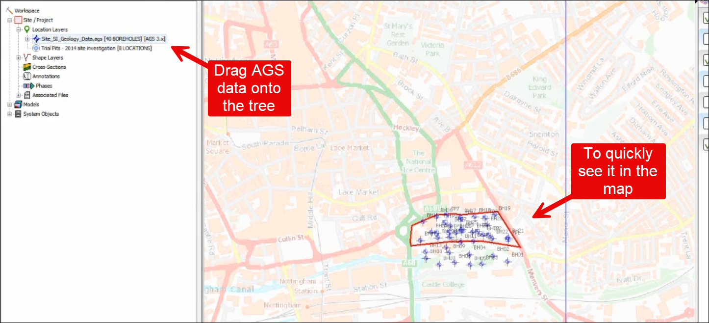 See your AGS data inside Groundhog – Land Quality Management LQM